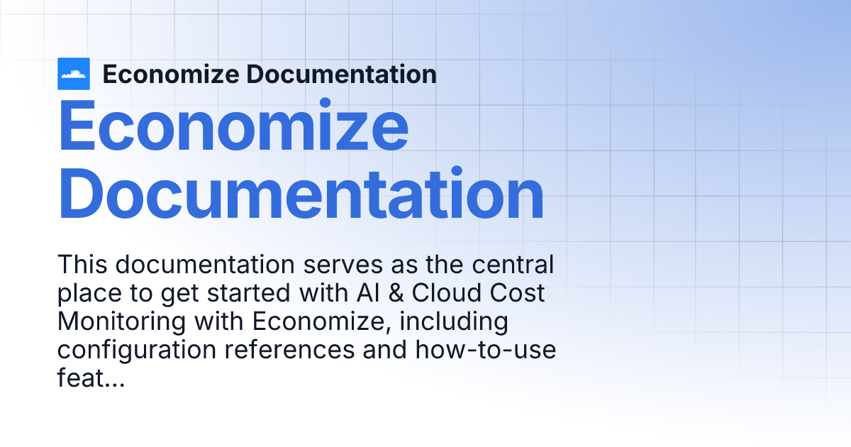 Economize Documentation